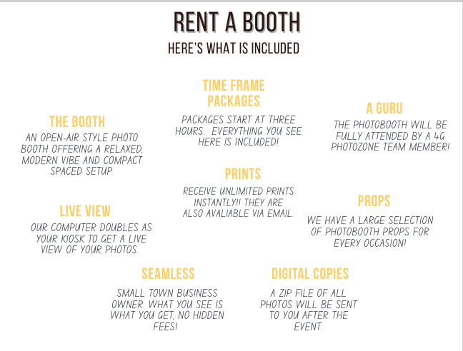 4G Photozone – Open Air Style Photo Booth